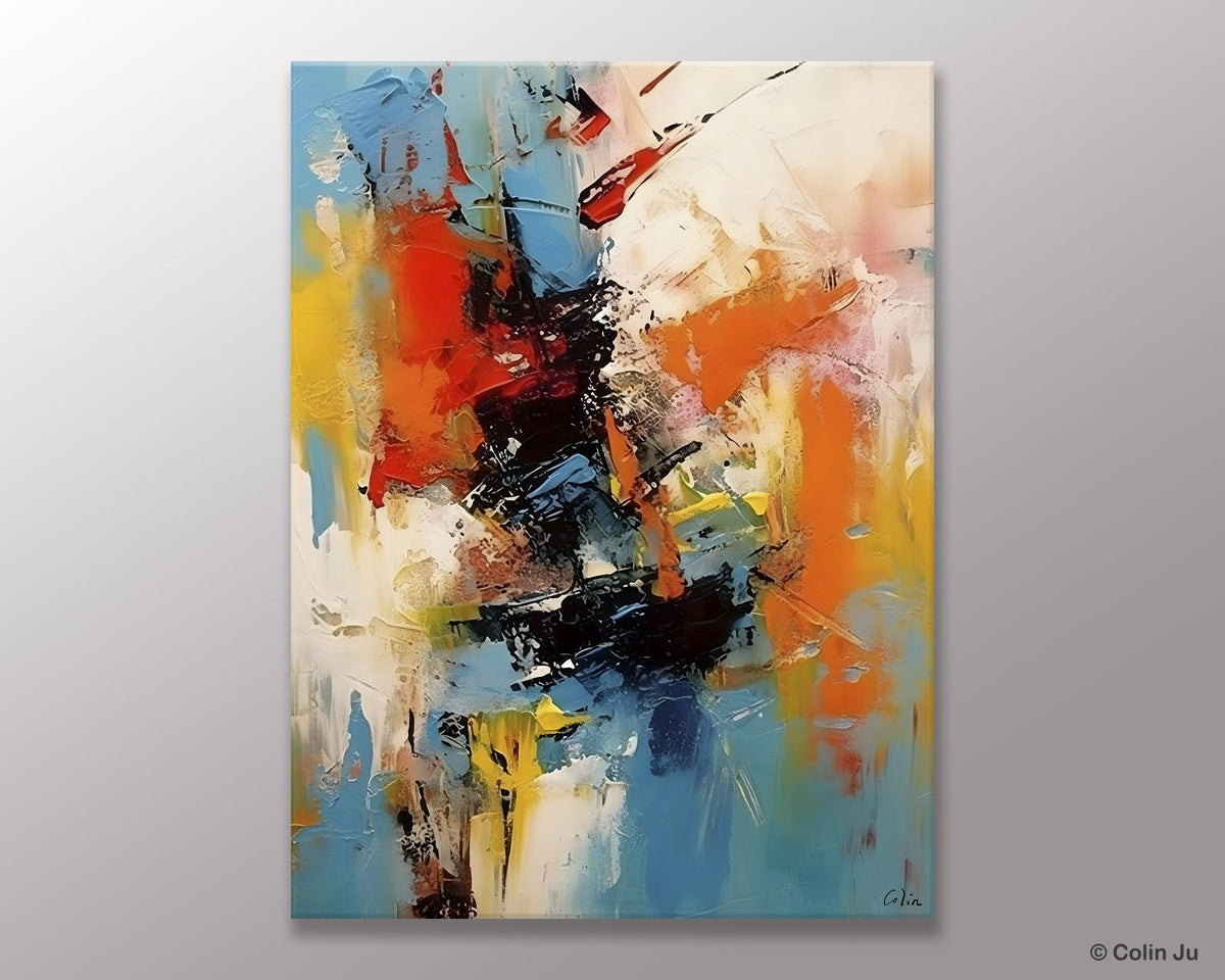 Hand Painted Acrylic Painting, Modern Contemporary Artwork, Original W ...